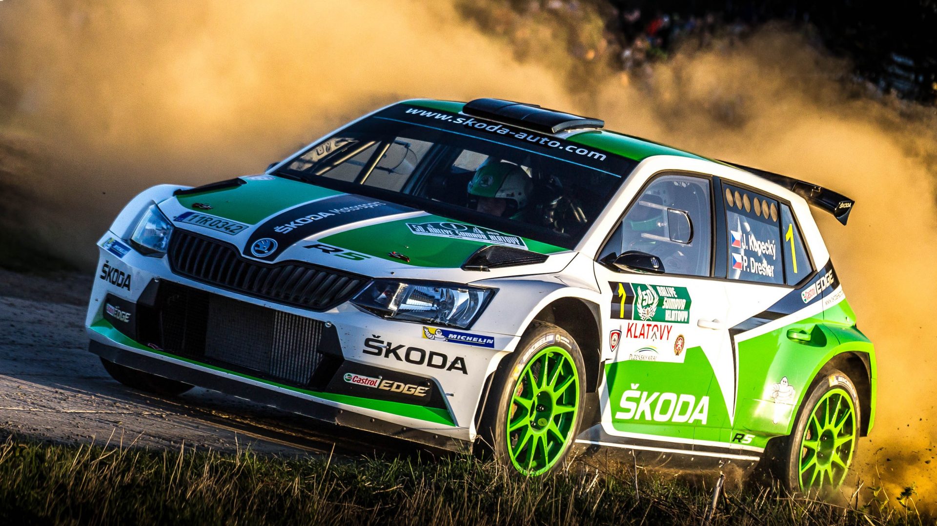 Perfect start: New ŠKODA Fabia R5 wins on its rally debut - Škoda ...
