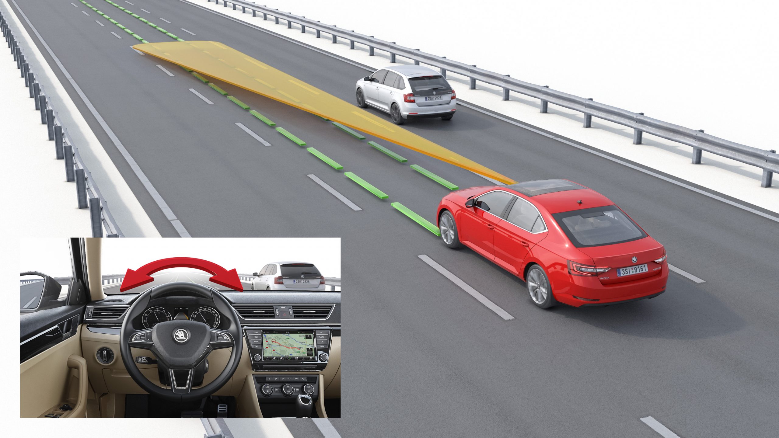 New ŠKODA Superb – Lane Assist - Škoda Storyboard
