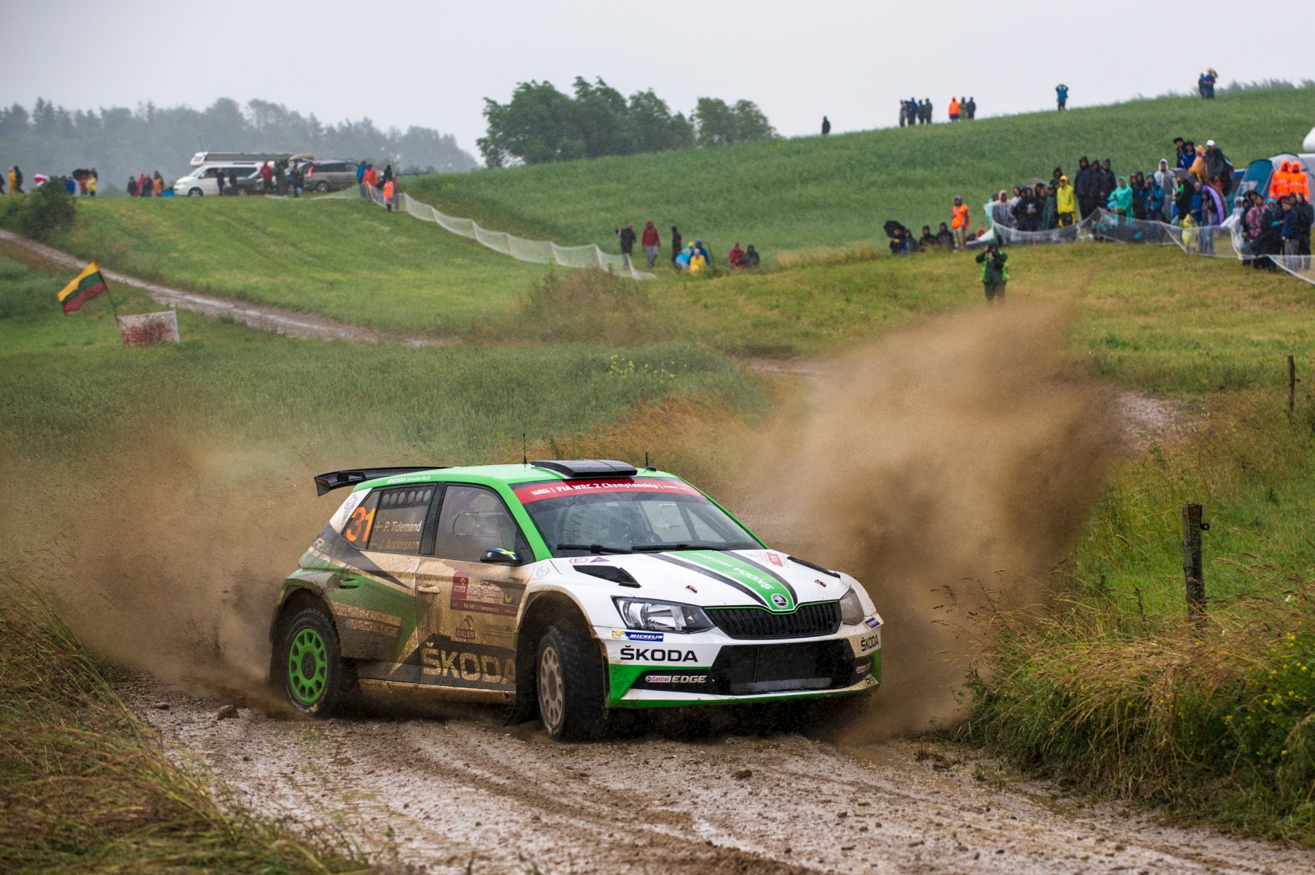 Three ŠKODA crews in WRC 2 at Wales Rally GB Veiby and Nordgren ...