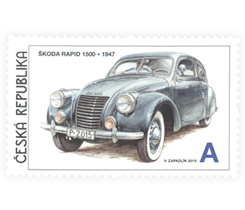ŠKODA Cars on Postage Stamps - Škoda Storyboard