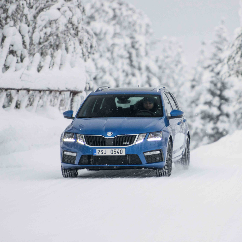 The School of Snow and Ice Driving - Škoda Storyboard