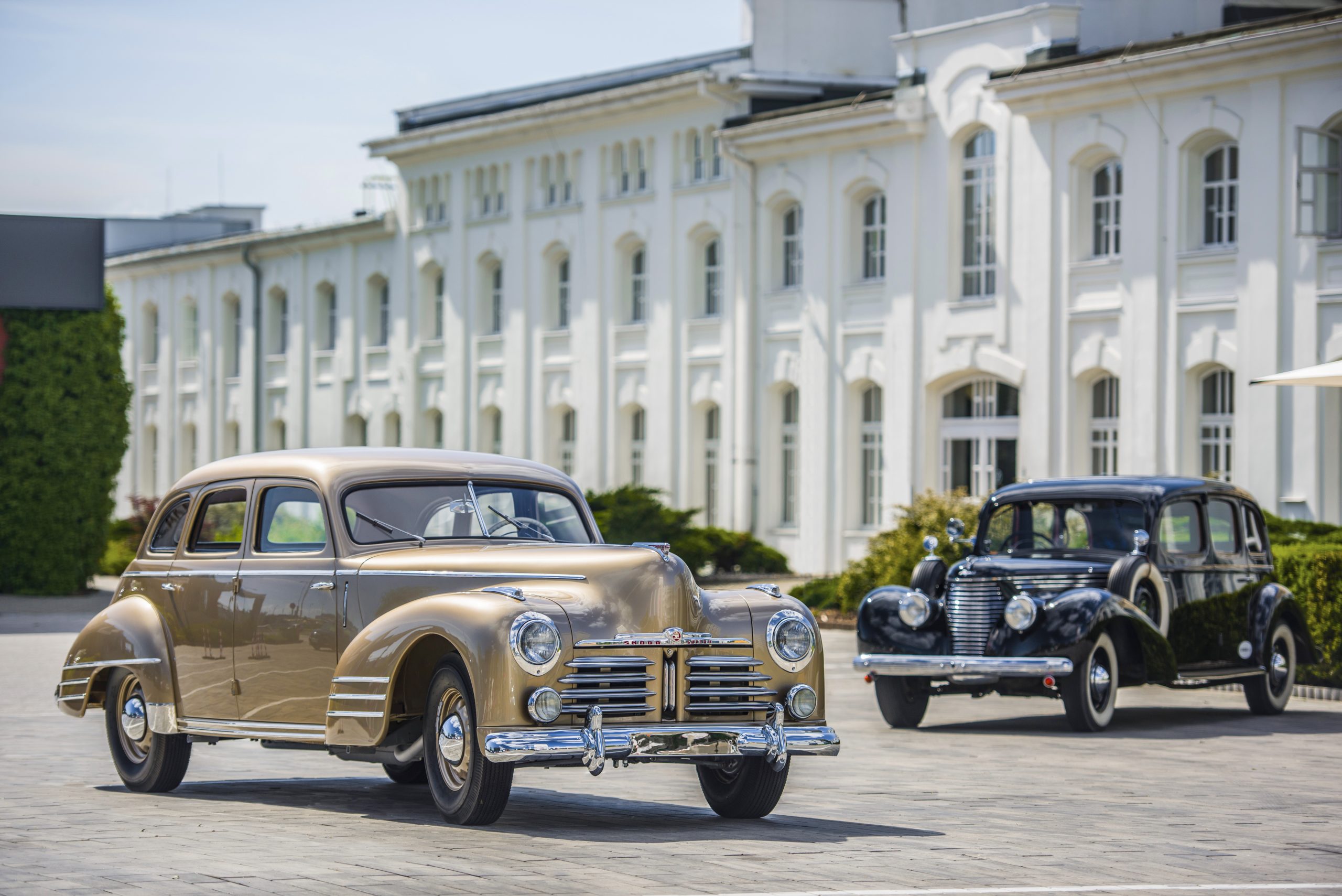 Lavishly restored ŠKODA SUPERB OHV from 1948 is unveiled at the ŠKODA ...