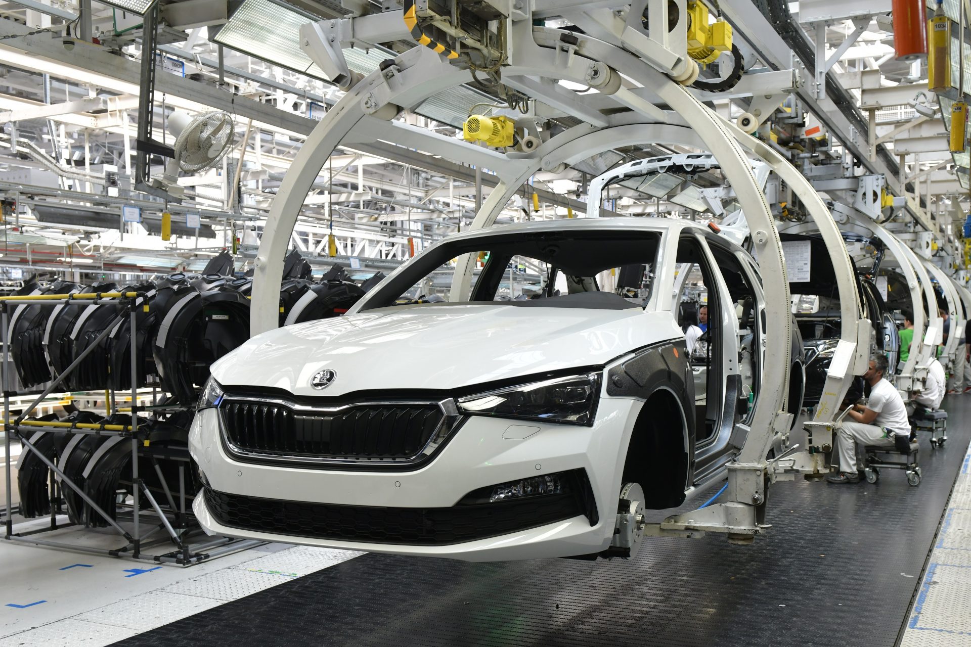 Conveyor belt production - Škoda Storyboard