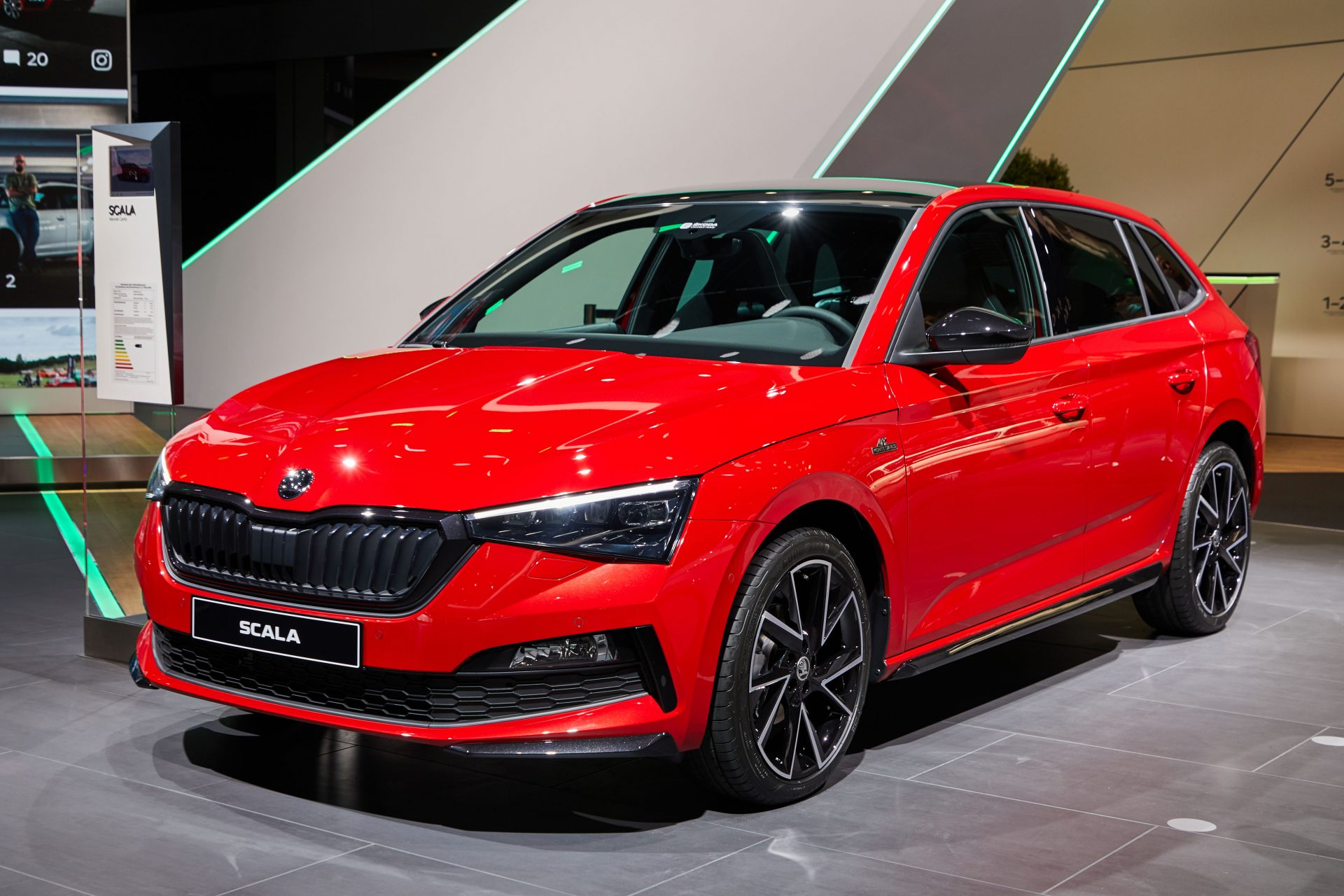 The new ŠKODA SCALA MONTE CARLO at the IAA 2019 - Škoda Storyboard