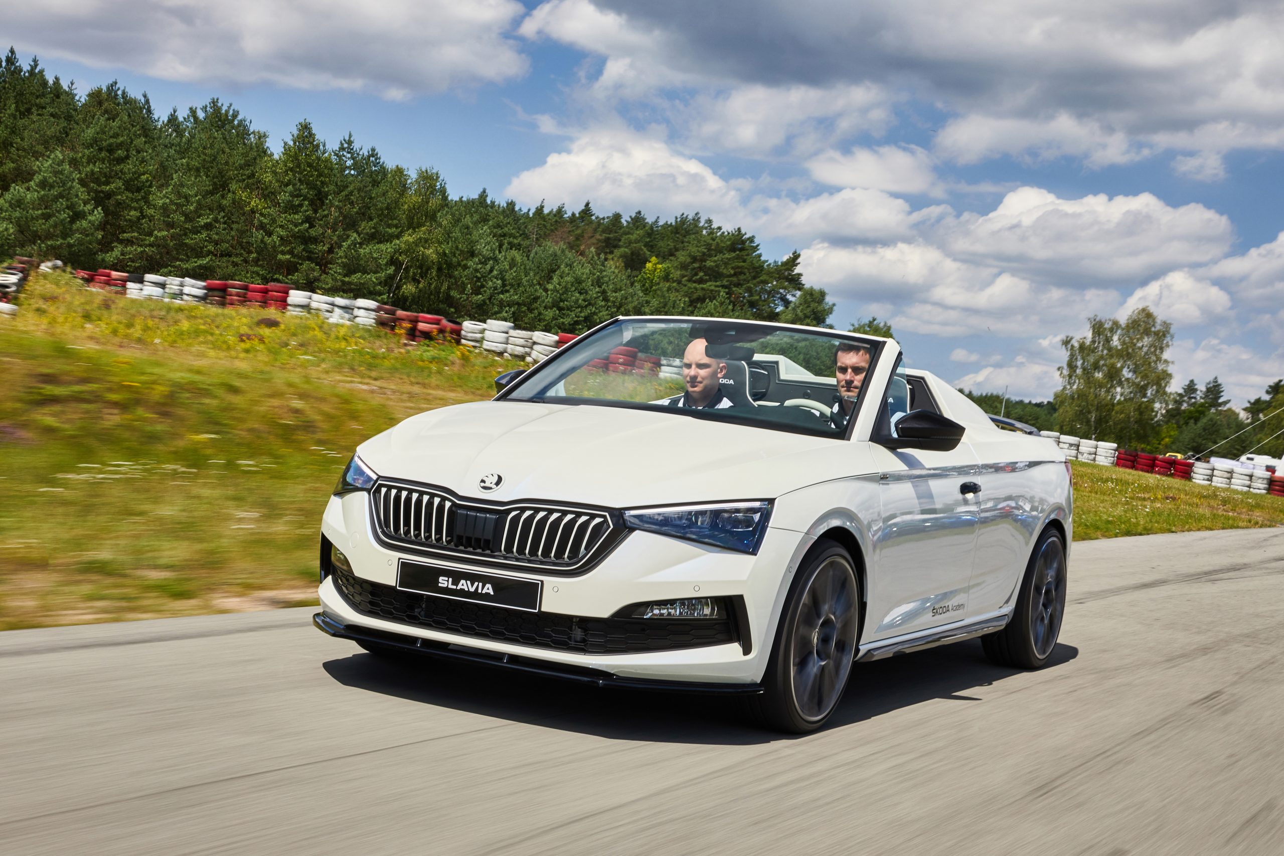 ŠKODA SLAVIA Student Car impresses rally professionals Jan Kopecký and ...