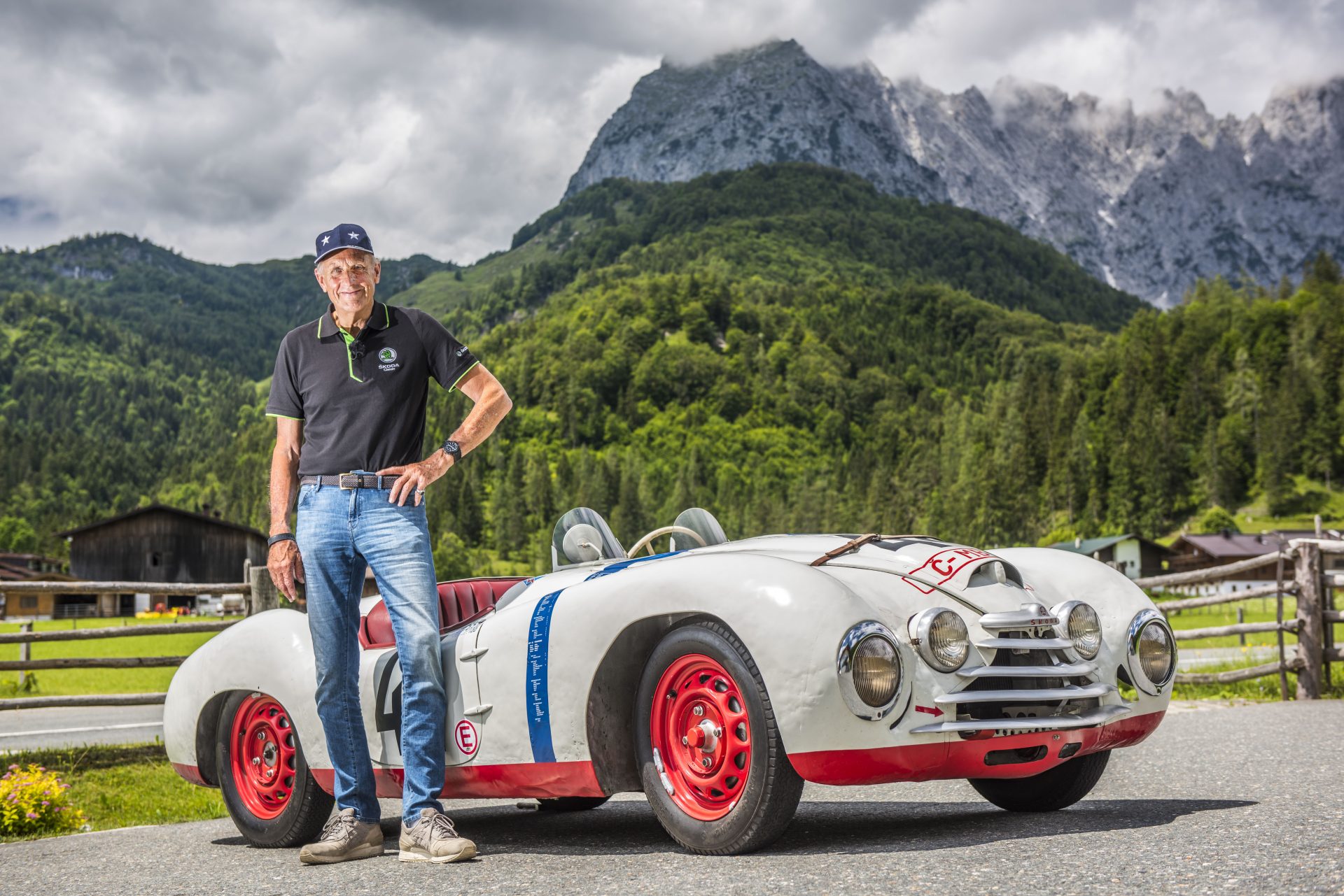 German racing legend Hans-Joachim Stuck and ŠKODA Sport - Škoda Storyboard