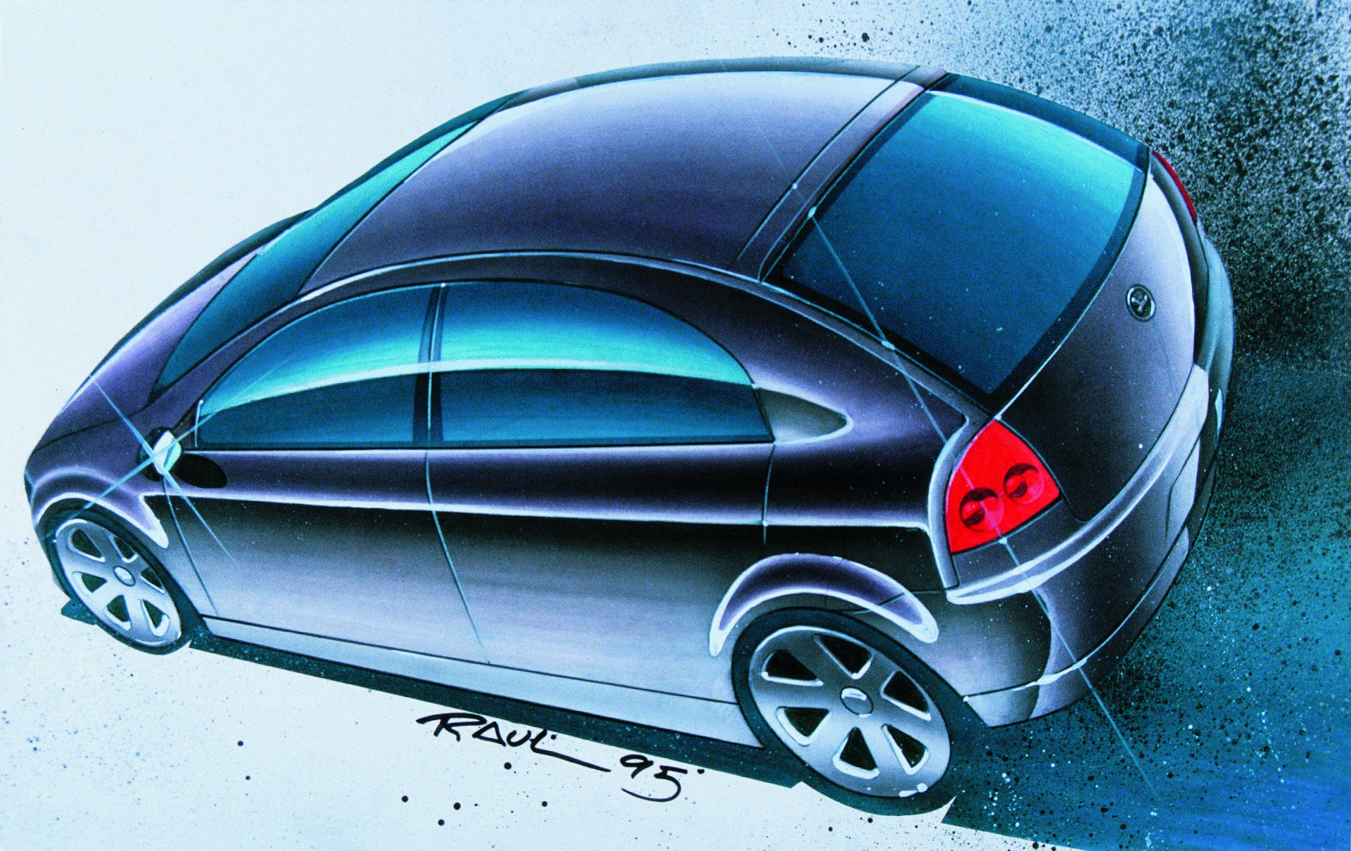 In Raul Pires’s initial design FABIA was much more rounded. - Škoda ...
