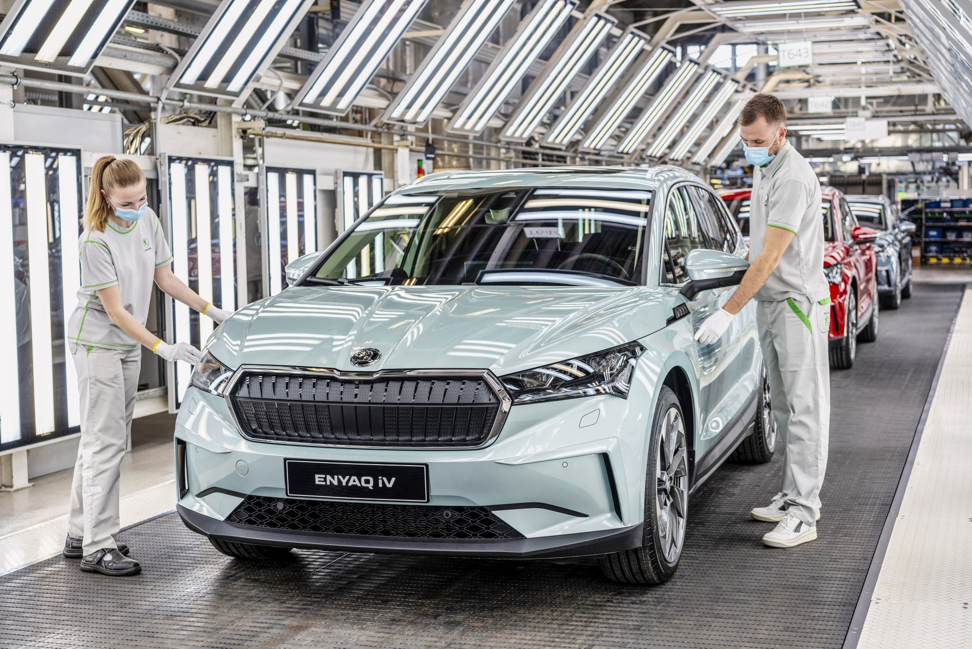 Skoda Enyaq Produktion Verfolgen