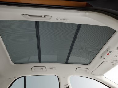 Optional sunshade for the sunroof - Škoda Storyboard