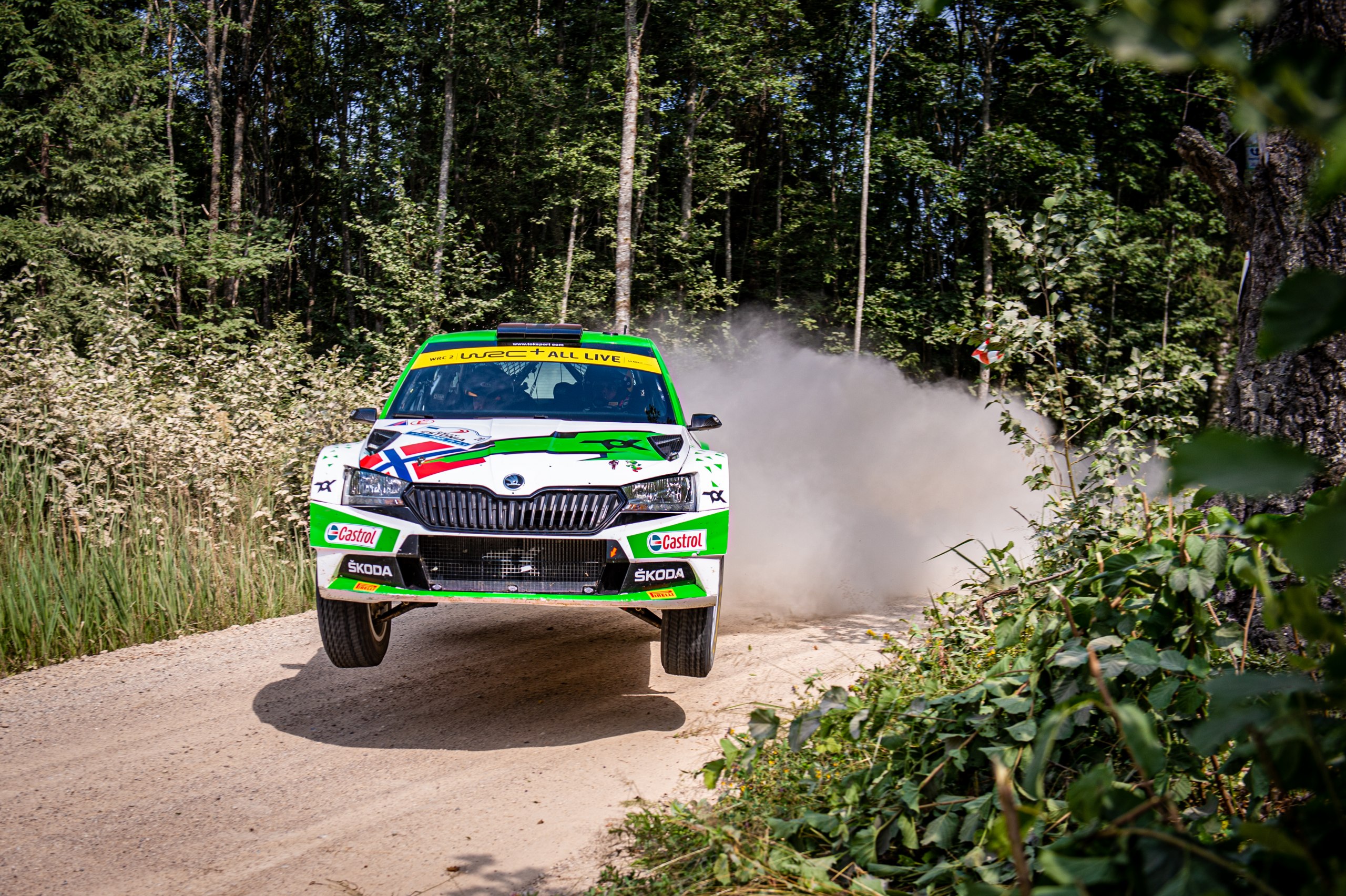 Perfect start: New ŠKODA Fabia R5 wins on its rally debut - Škoda ...