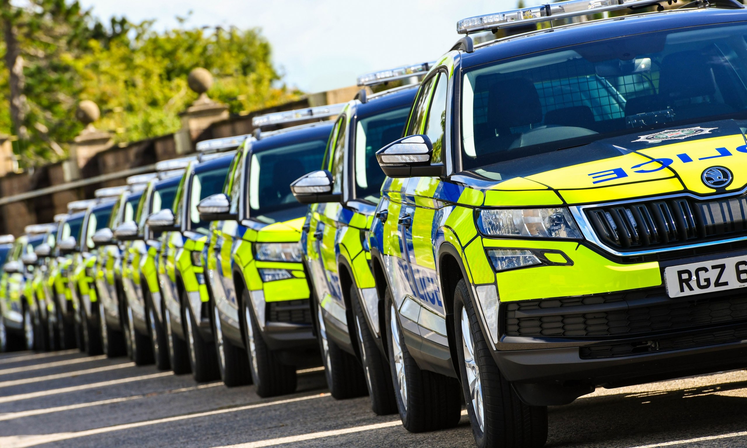 ŠKODA cars in police livery - ŠKODA Storyboard