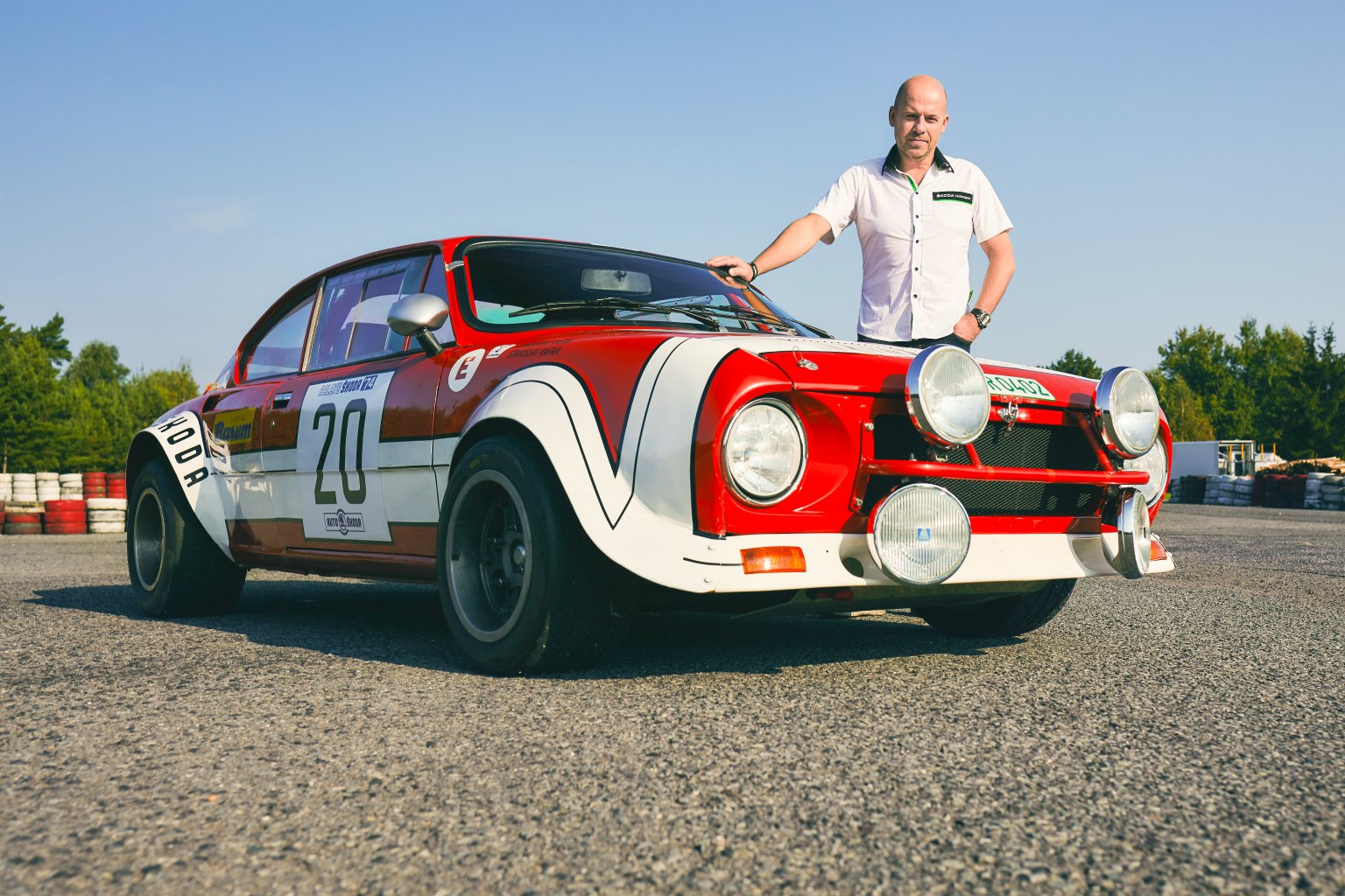 Daniel Petr and the original ŠKODA 200 RS - Škoda Storyboard