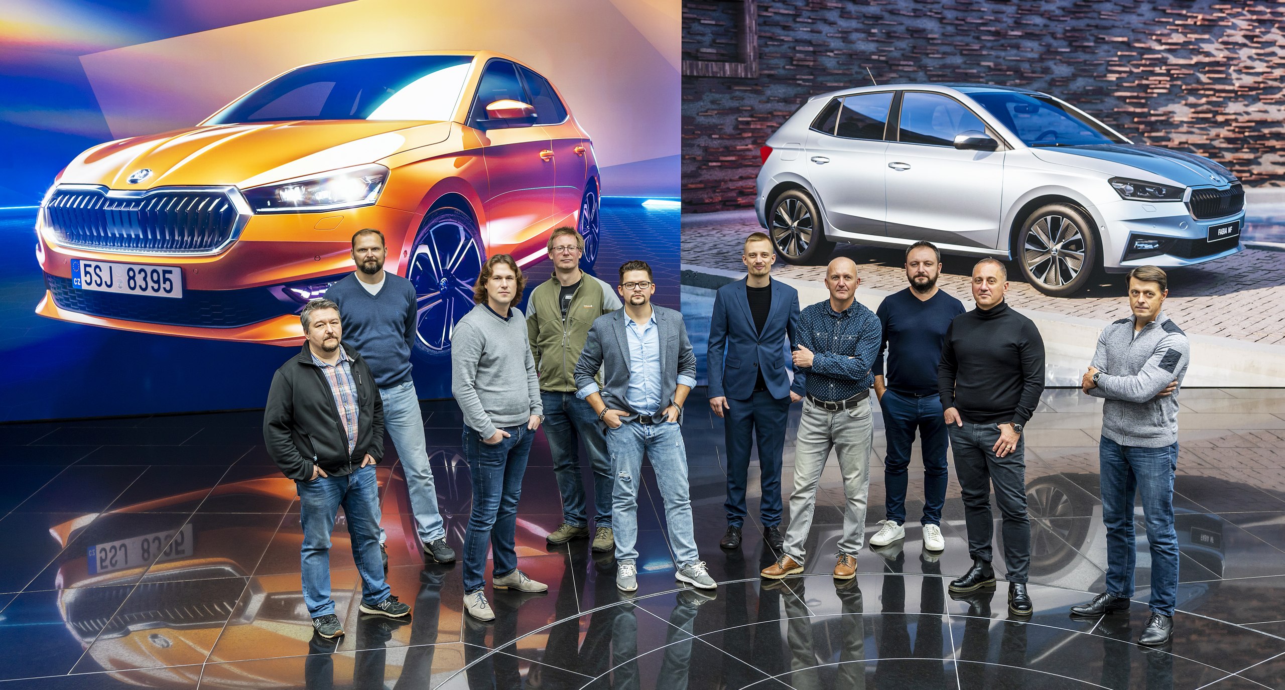 A team responsible for exterior design - Škoda Storyboard