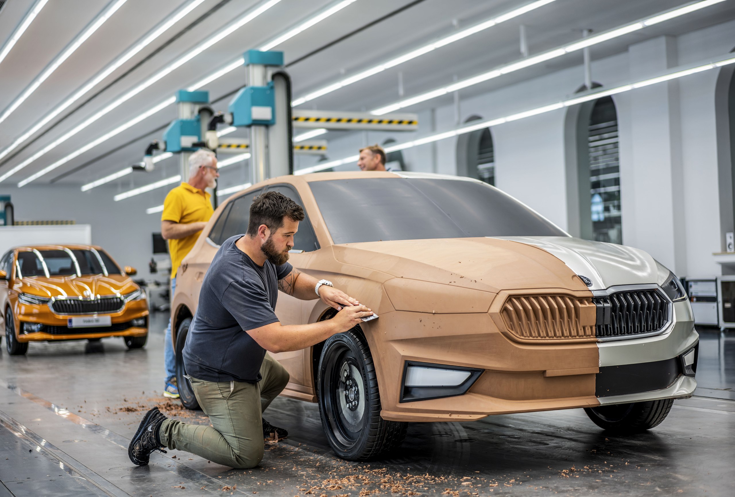 The touch of a human hand is irreplaceable. - Škoda Storyboard