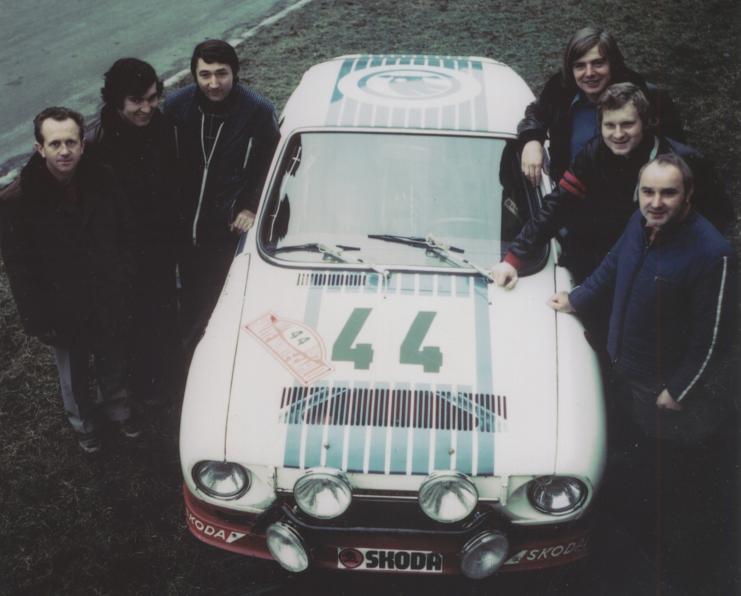 The ŠKODA team at the 1977 Monte Carlo Rally - Škoda Storyboard