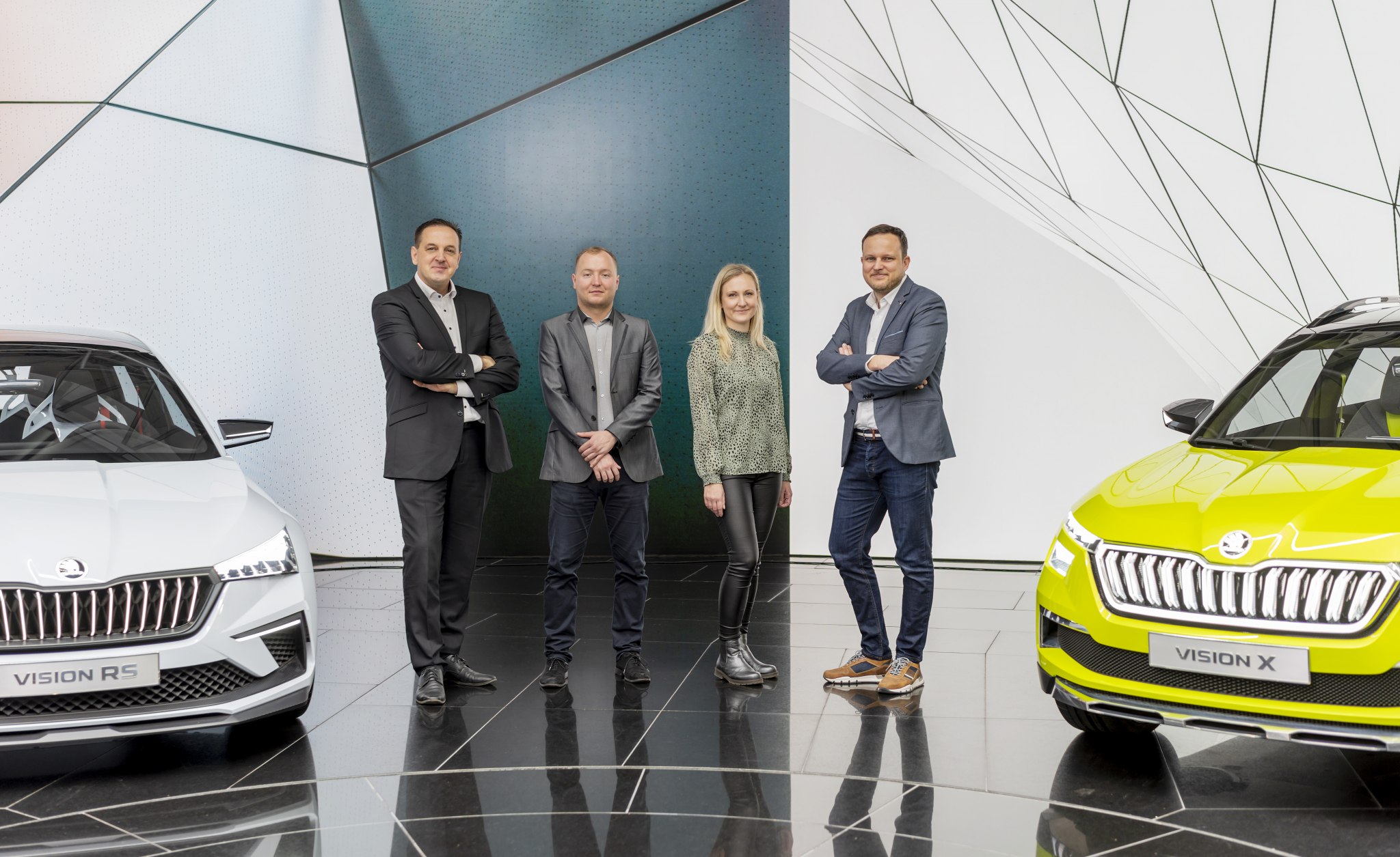 Specialists Petr Hynek, Jan Trnka, Zuzana Ježková and their boss Petr ...