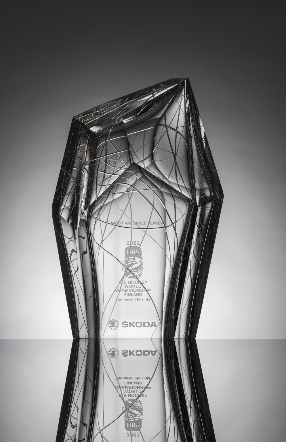 Made by ŠKODA Design: Trophy for the MVP of the 2022 IIHF Ice Hockey ...