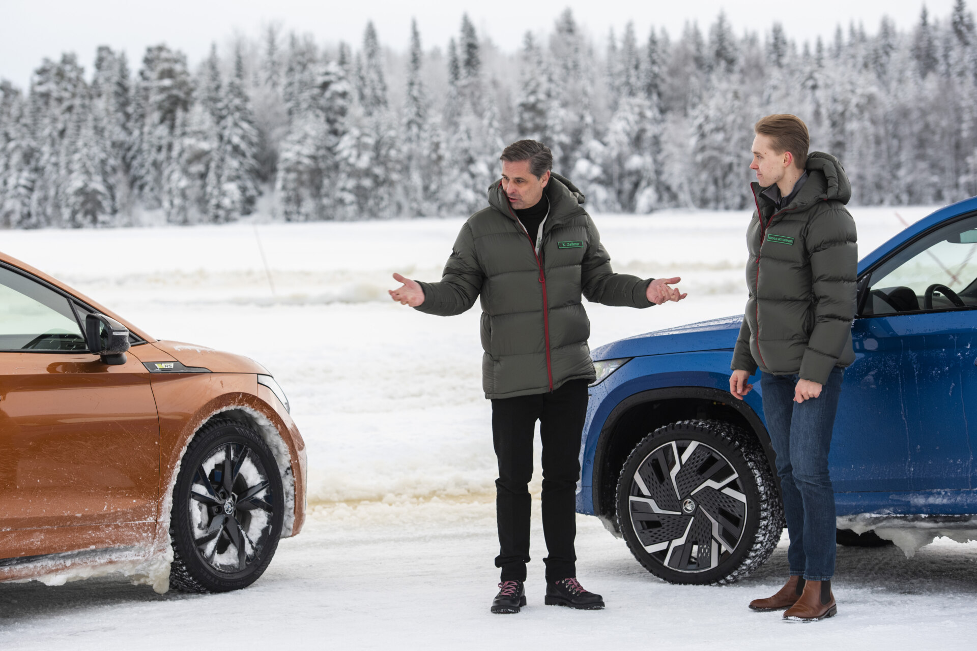 Klaus Zellmer i Emil Lindholm testiraju Škoda 4x4 modele - Škoda Storyboard