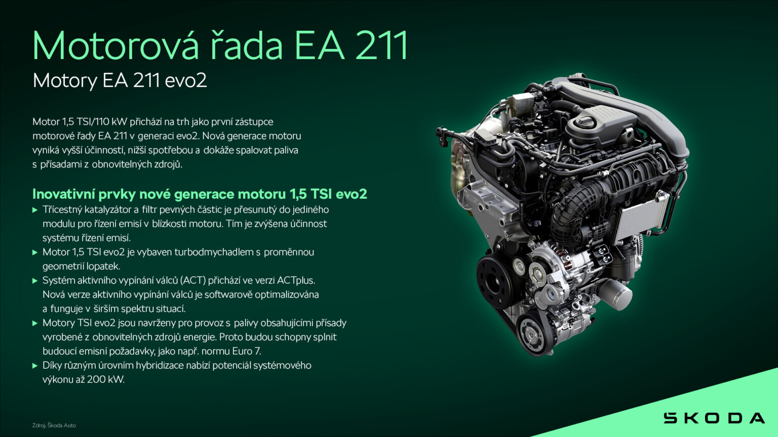 Motorová řada EA 211 | Infografika – evo2 - Škoda Storyboard