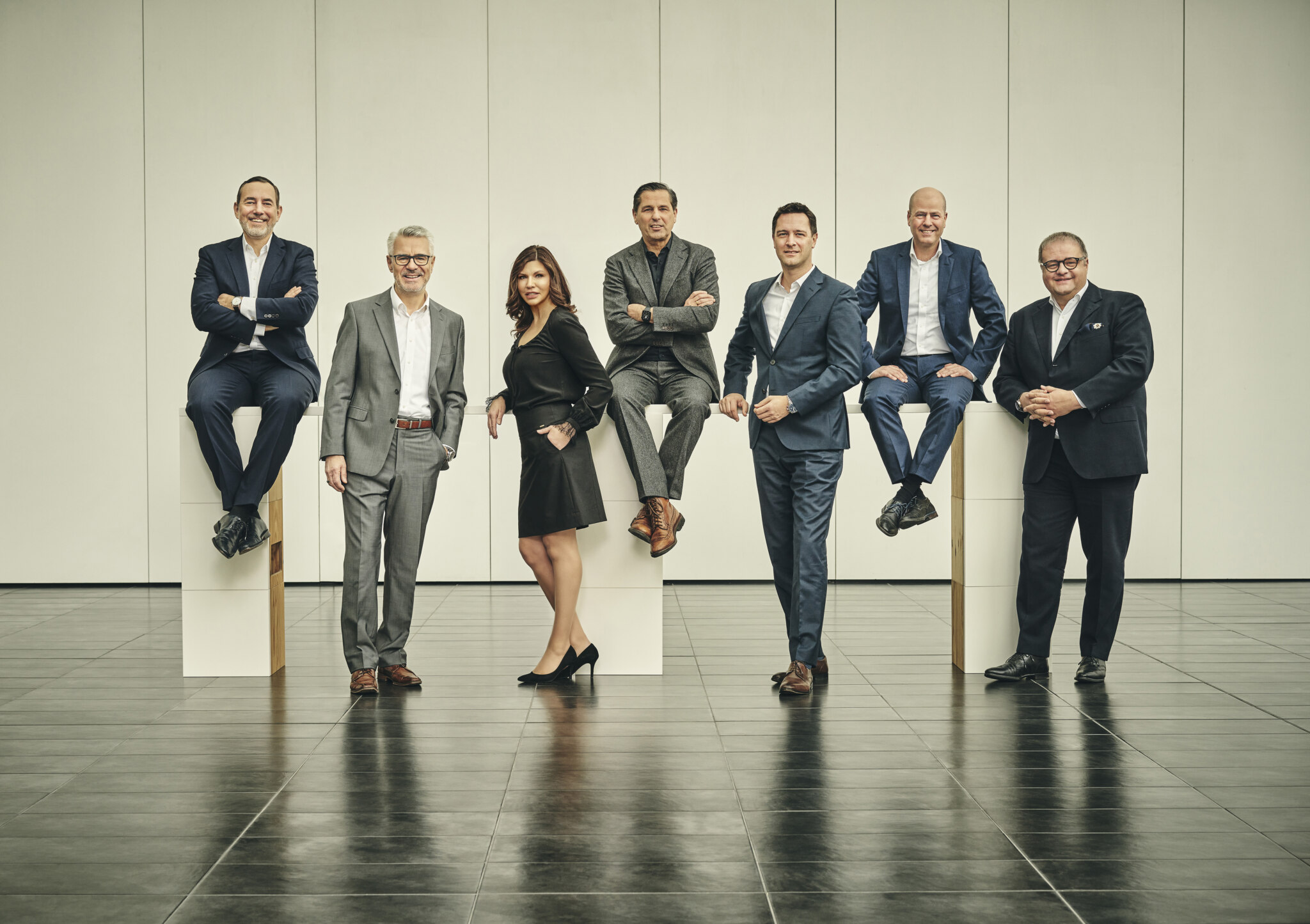 Group photo Board of management - Škoda Storyboard