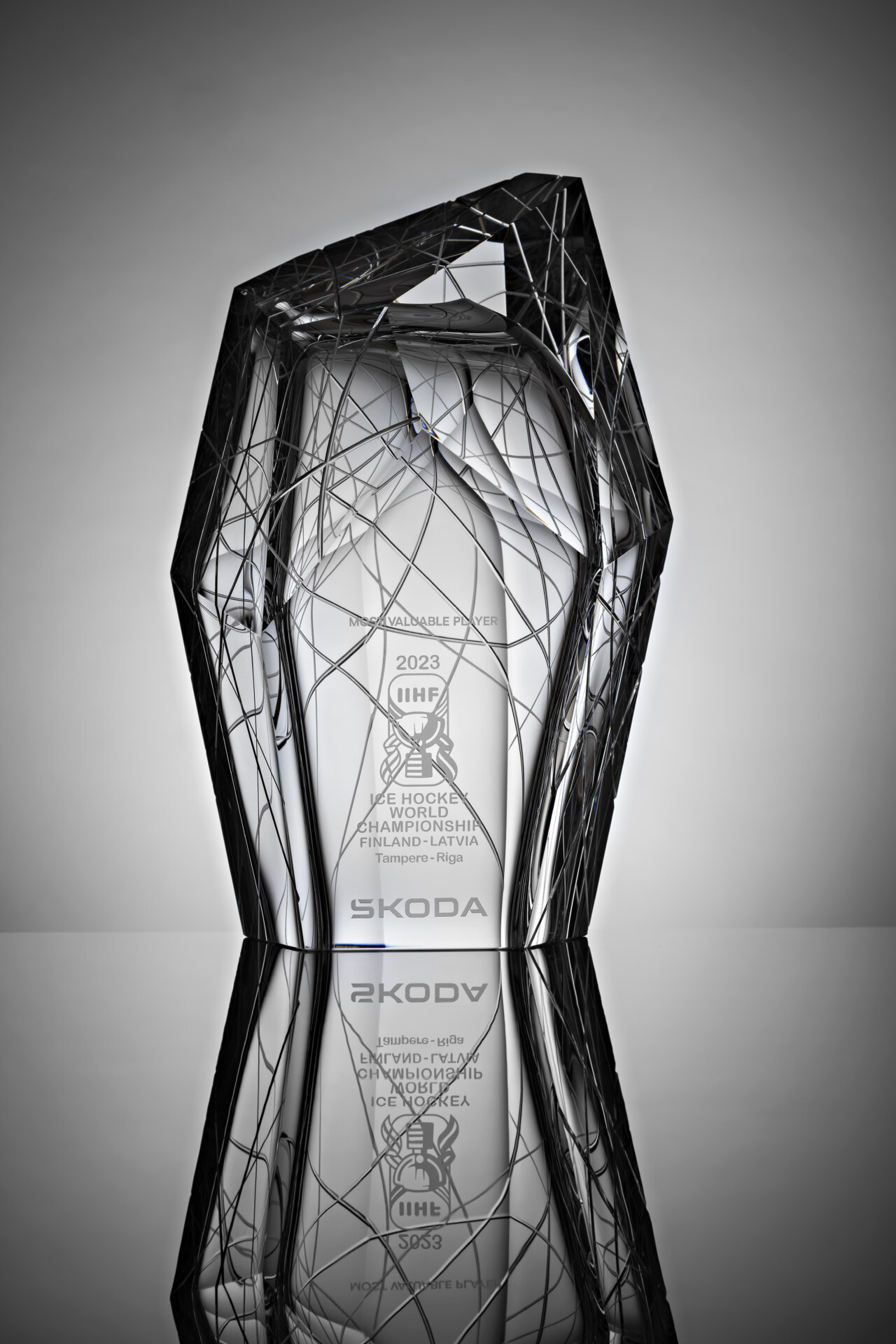 ‘Most Valuable Player’ Trophy at the 2023 IIHF Ice Hockey World ...