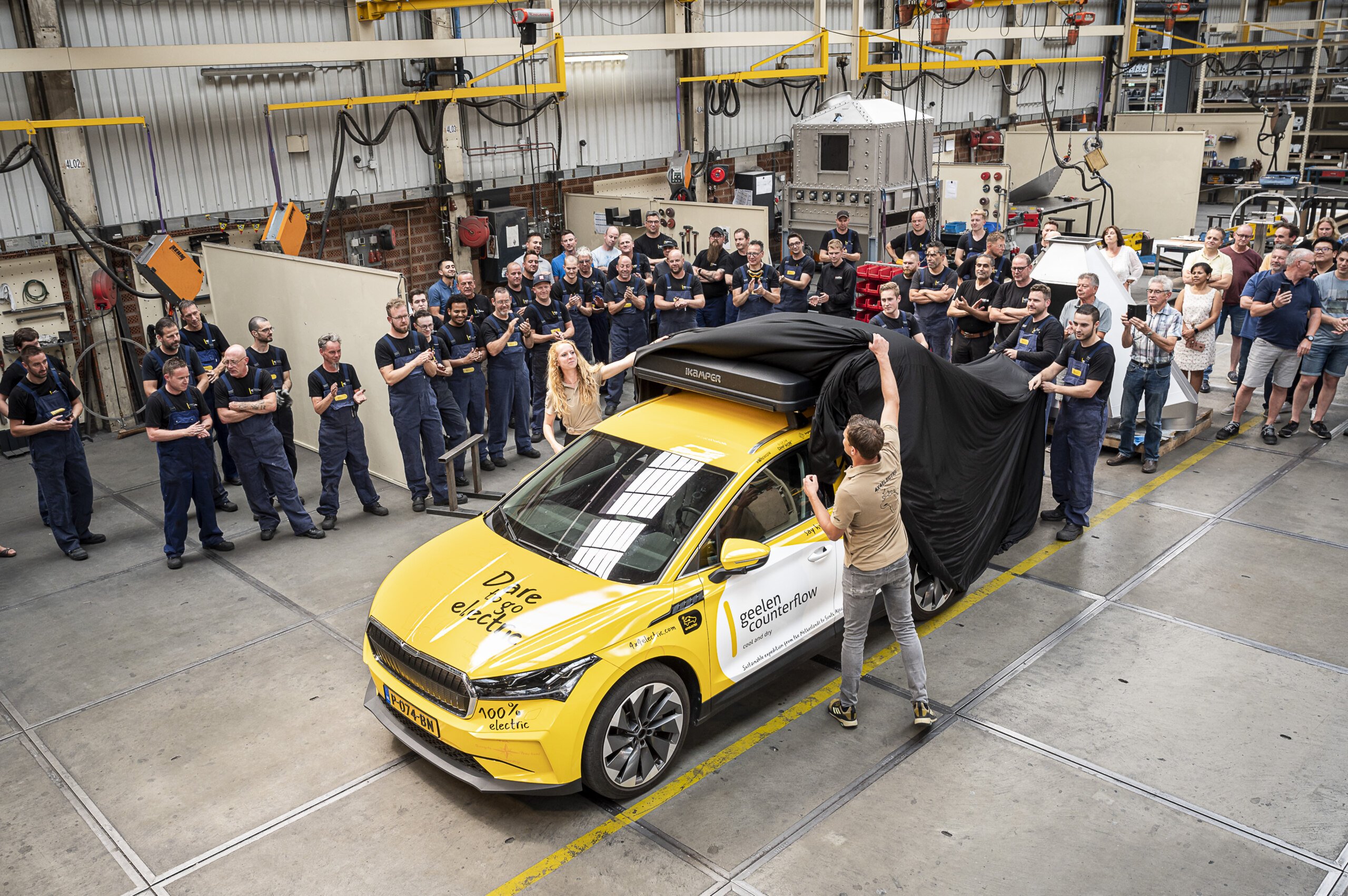 Dozens of companies were involved in kitting out the modified electric ...