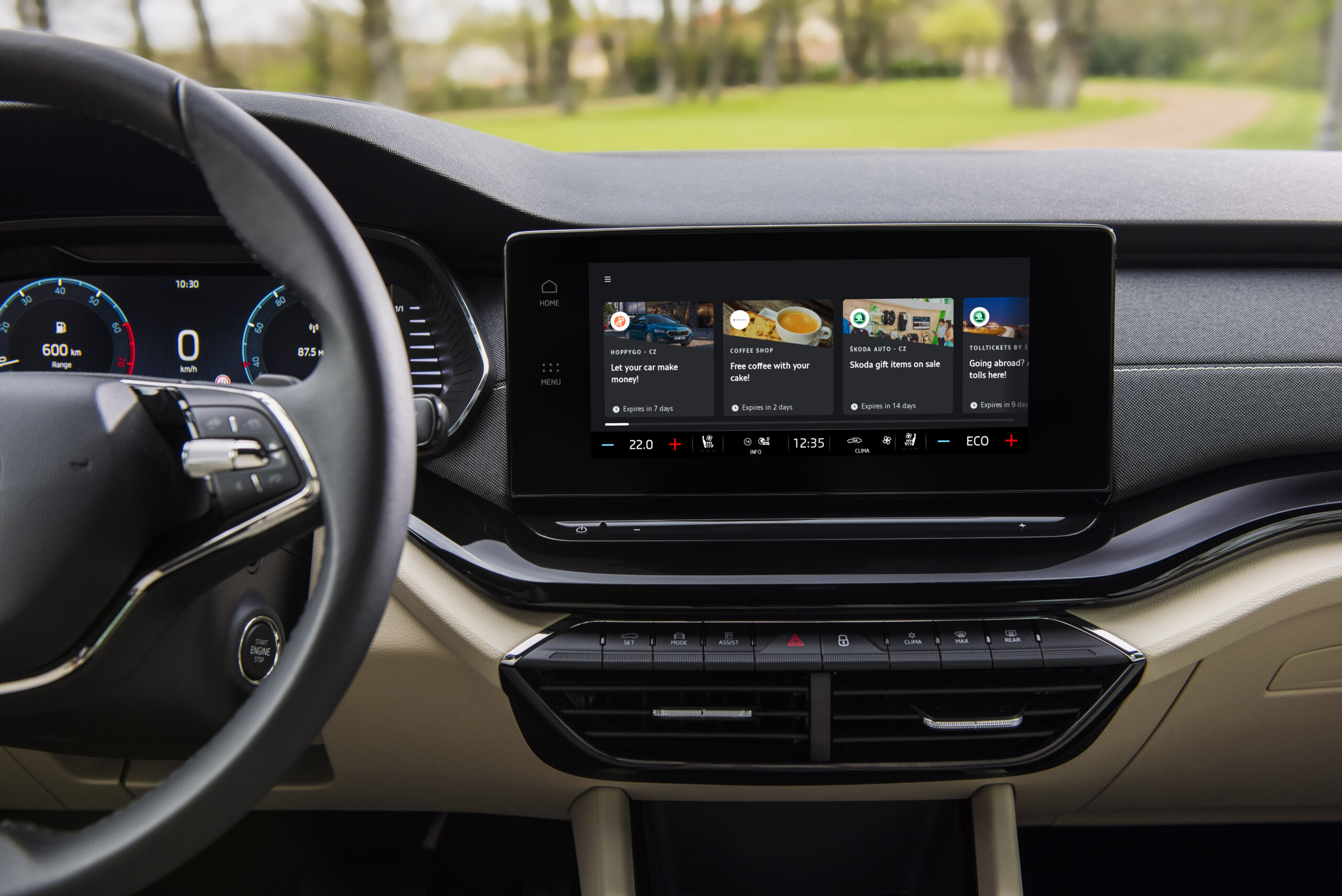 Škoda X: a new centre for digital services in cars - Škoda Storyboard