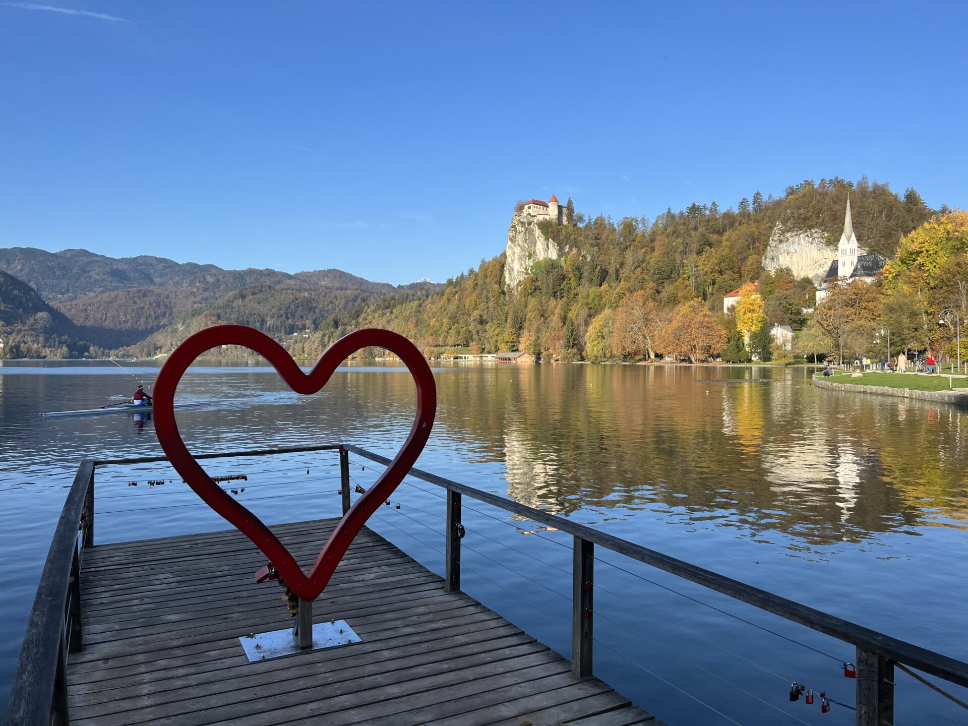 Charming Lake Bled offers convenient charging as well as views and ...