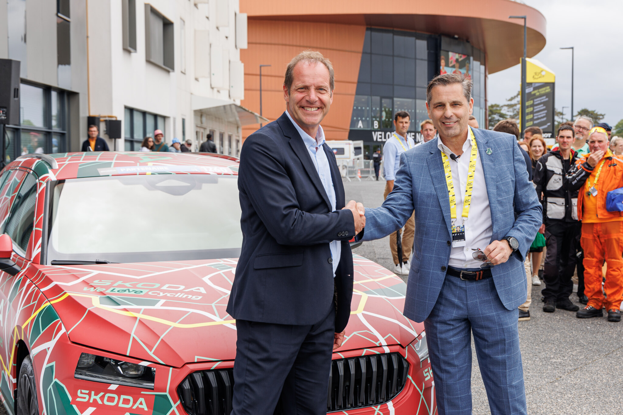 Klaus drives: on the Tour de France course - Škoda Storyboard