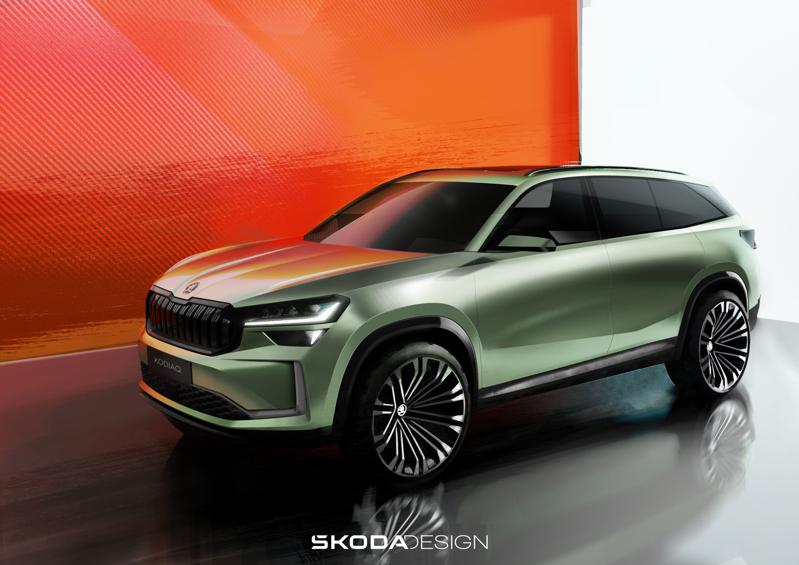 Škoda Auto reveals exterior sketches of the all-new Kodiaq - Škoda ...