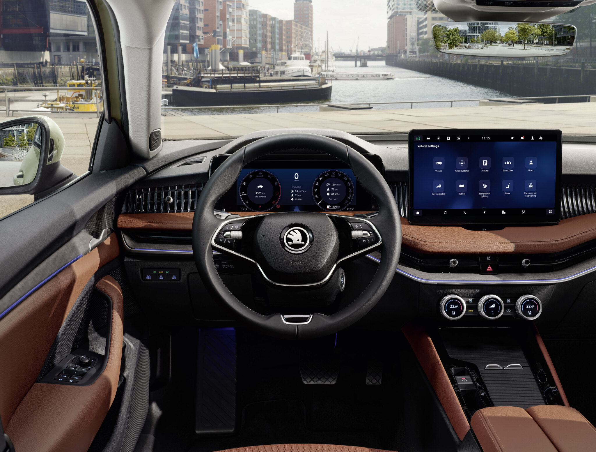 Interiér nové generace Škoda Superb - Škoda Storyboard