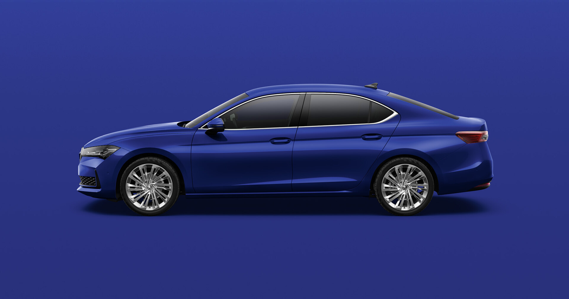 Škoda Superb in Energy Blue - Škoda Storyboard