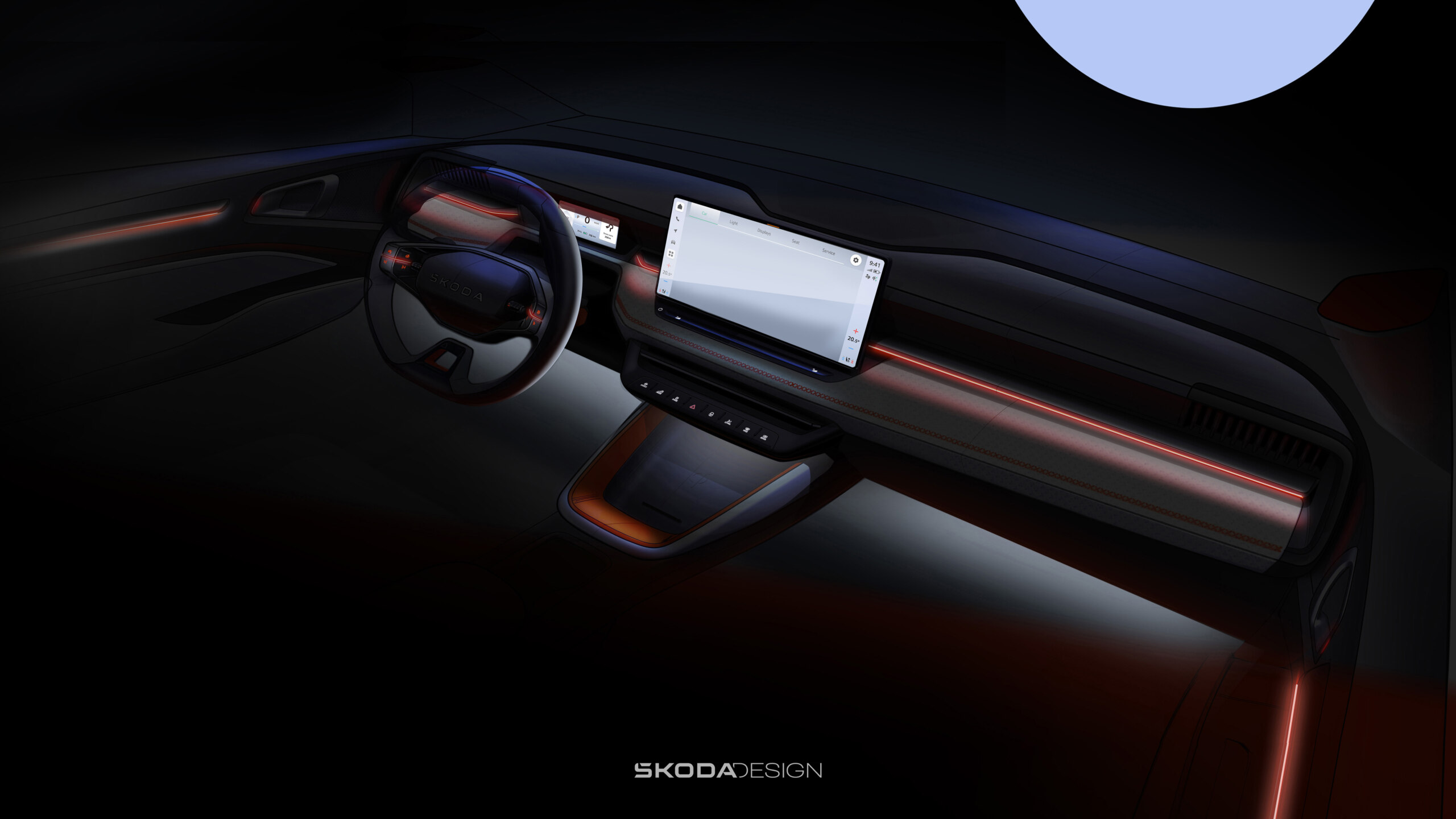Škoda Auto reveals first interior sketch of a future entry-level BEV ...