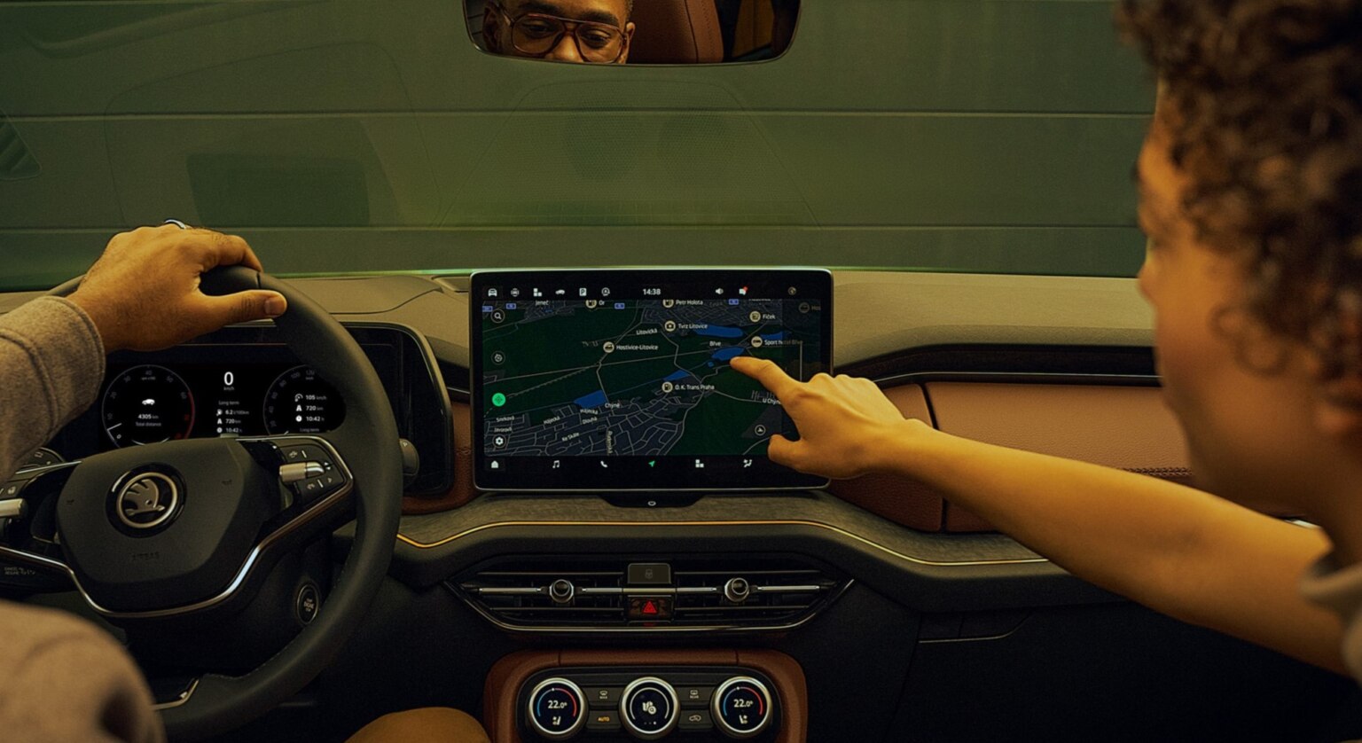 Revolution im Cockpit: Neues Škoda Infotainmentdesign Flow HMI - Škoda ...