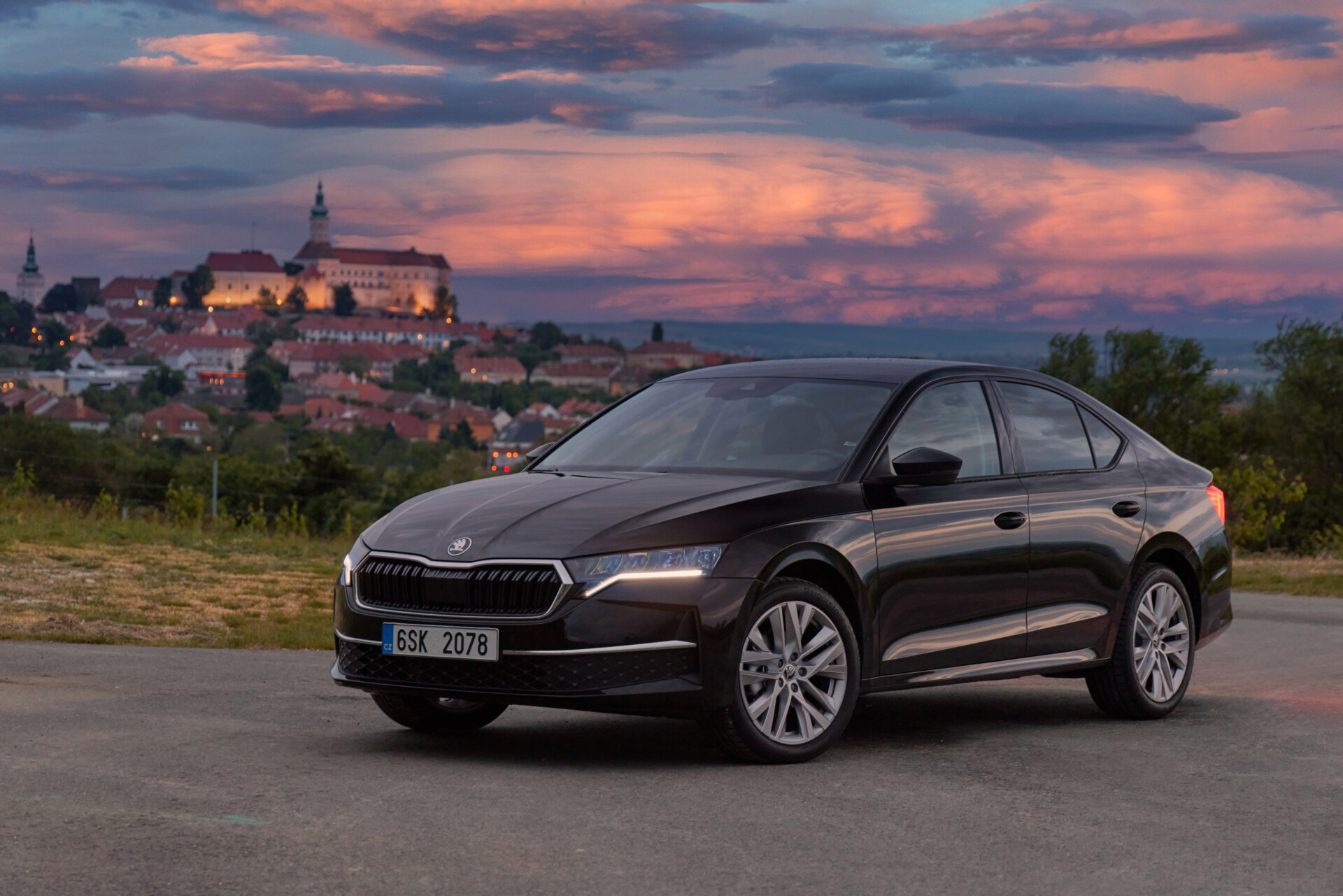 A new Škoda Octavia used in the press presentation. - Škoda Storyboard