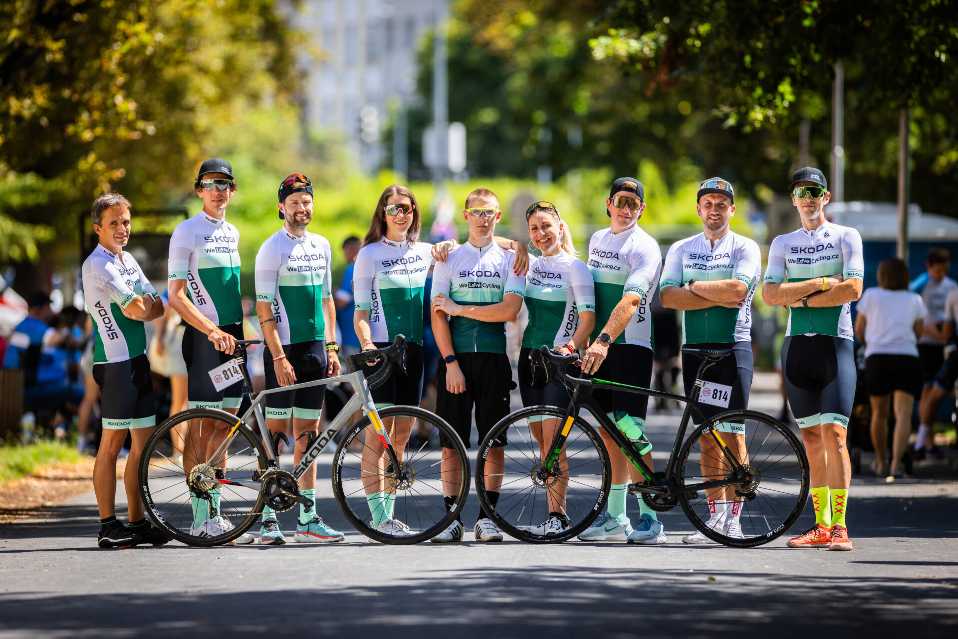 Tým Škoda Auto WeLoveCycling.cz se i letos účastní Metrostav handy ...