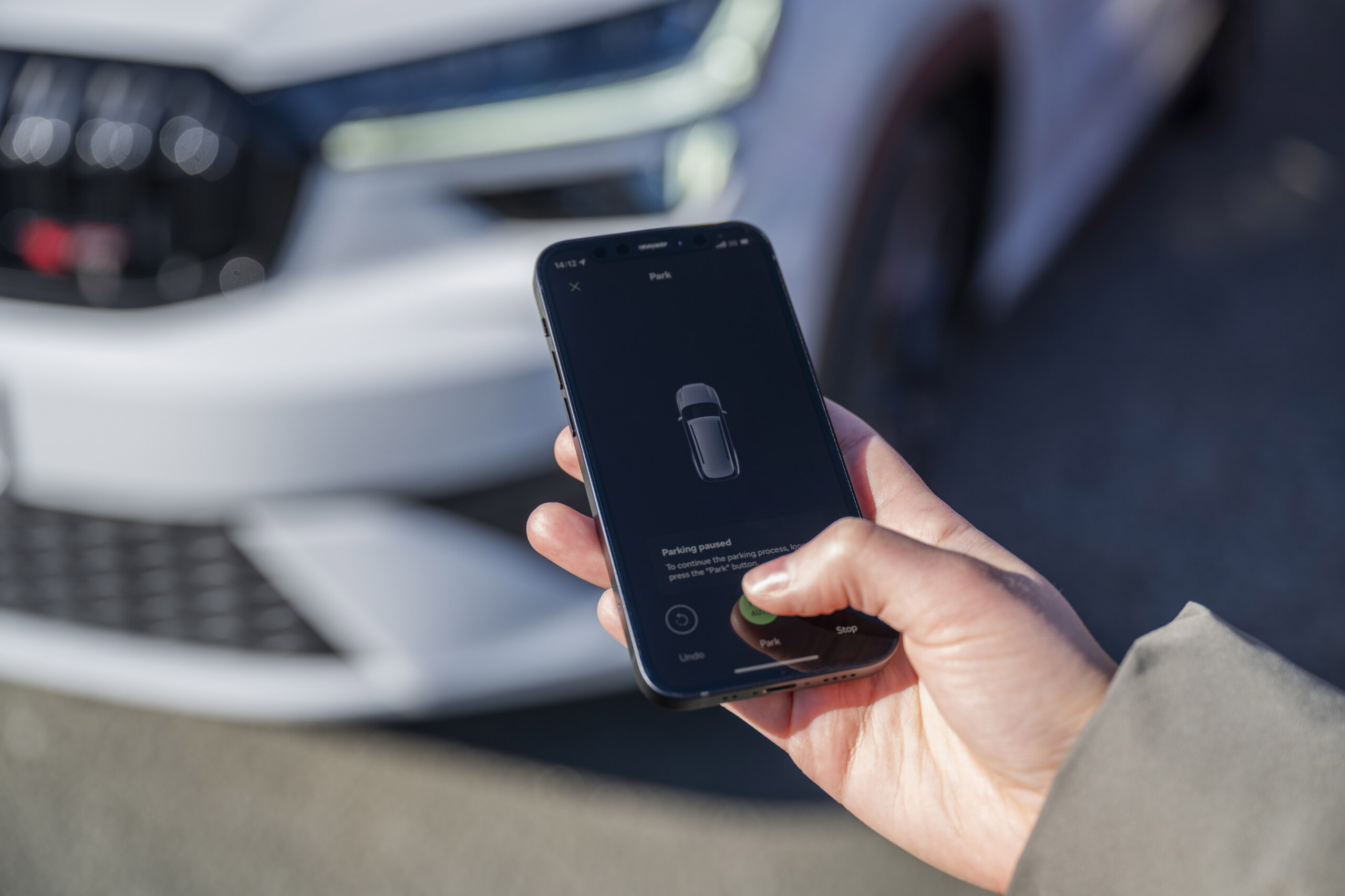 Parken per App - Škoda Storyboard