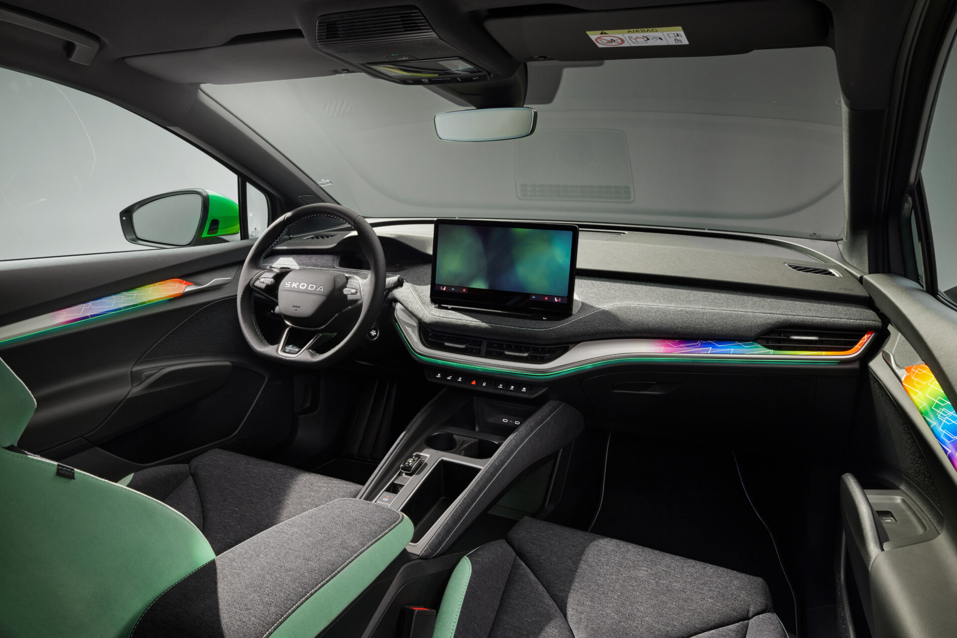 Interior of the Elroq Respectline - Škoda Storyboard