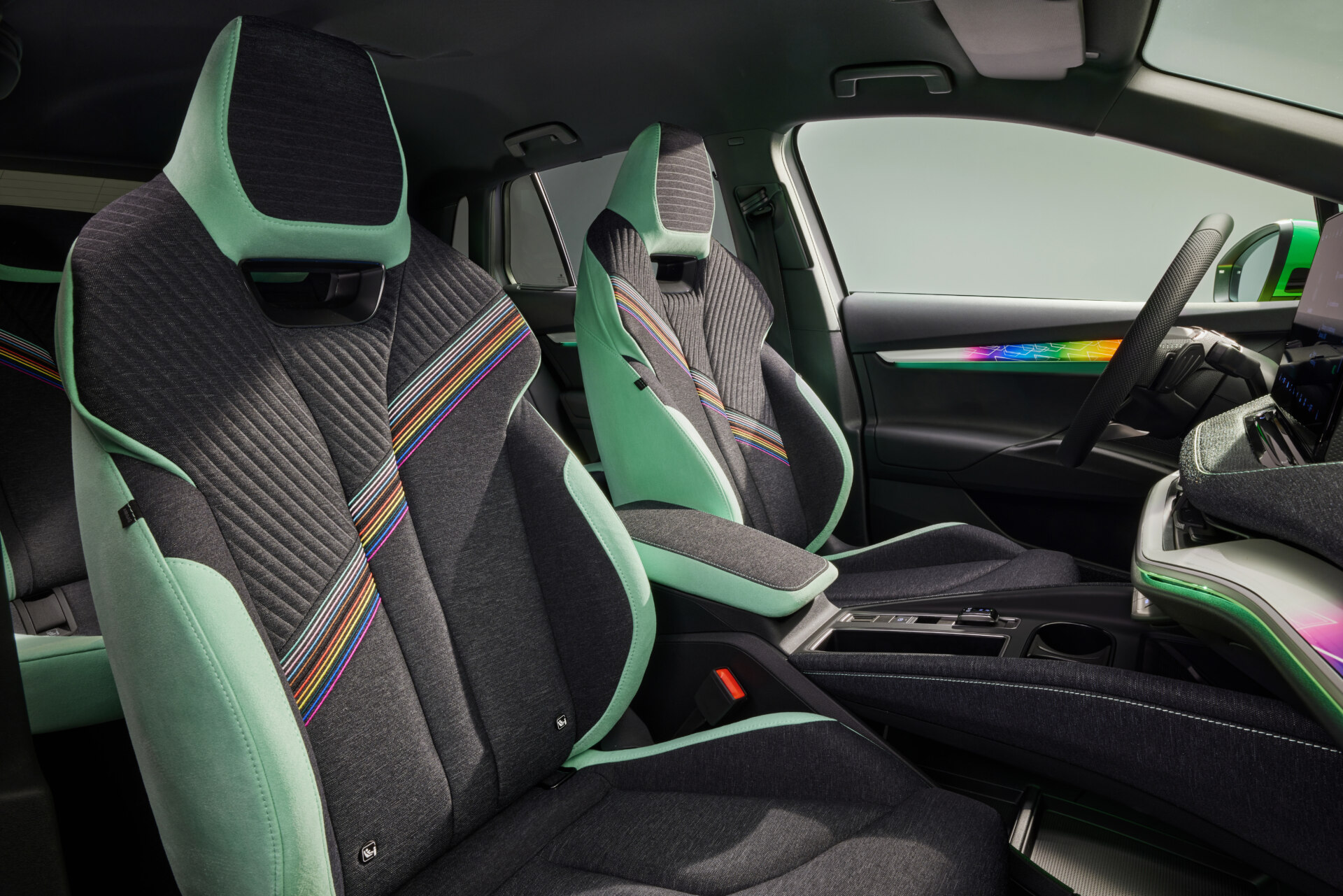 Interior of the Elroq Respectline - Škoda Storyboard