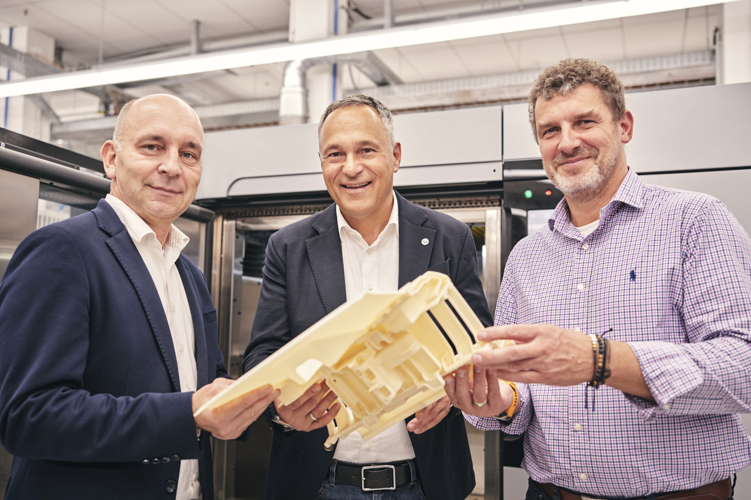 From left: Jan Novák (Head of the Test Vehicle and Model Production ...