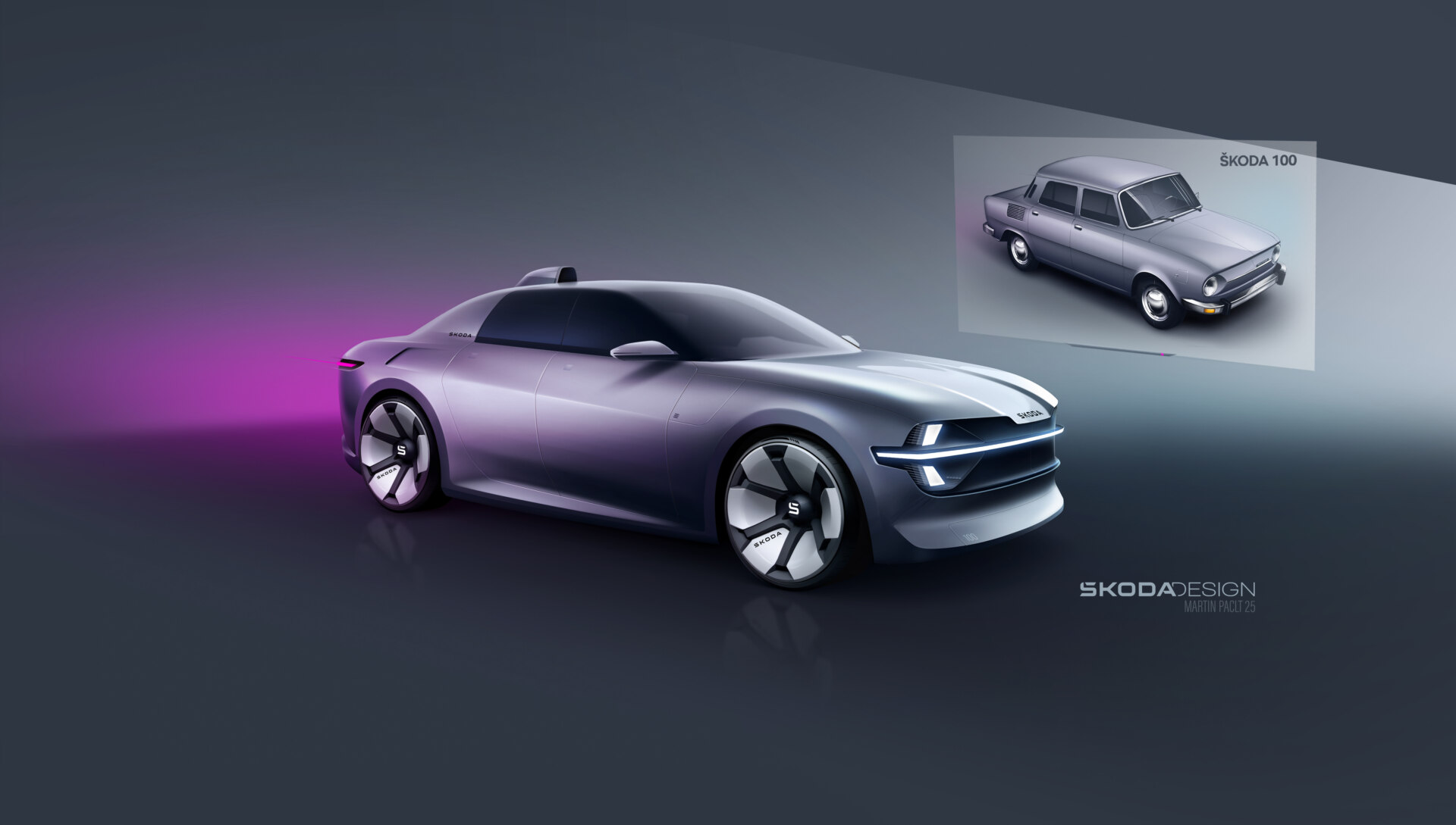 An icon reimagined: Škoda 100 as a modern-day sedan - Škoda Storyboard