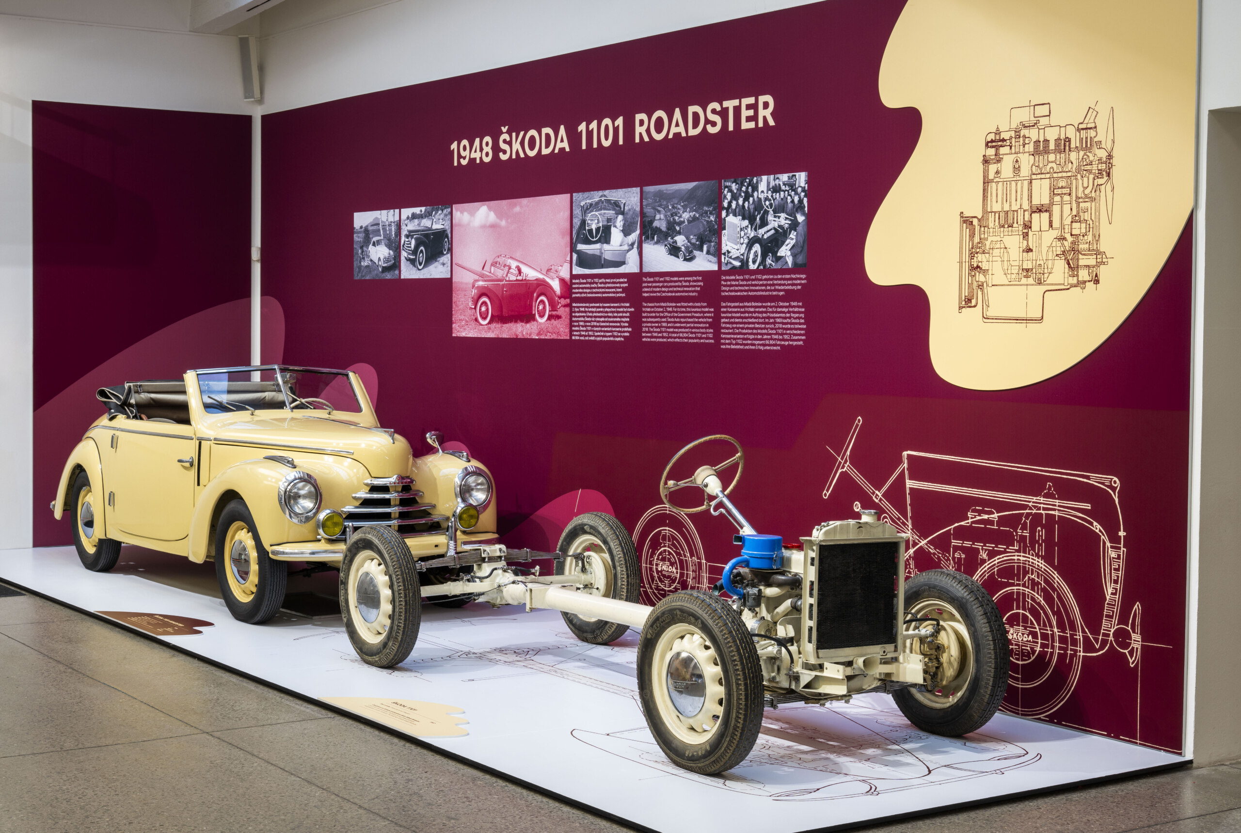 The Škoda 1101 ‘Tudor’ celebrates 80 years with a special exhibition at ...